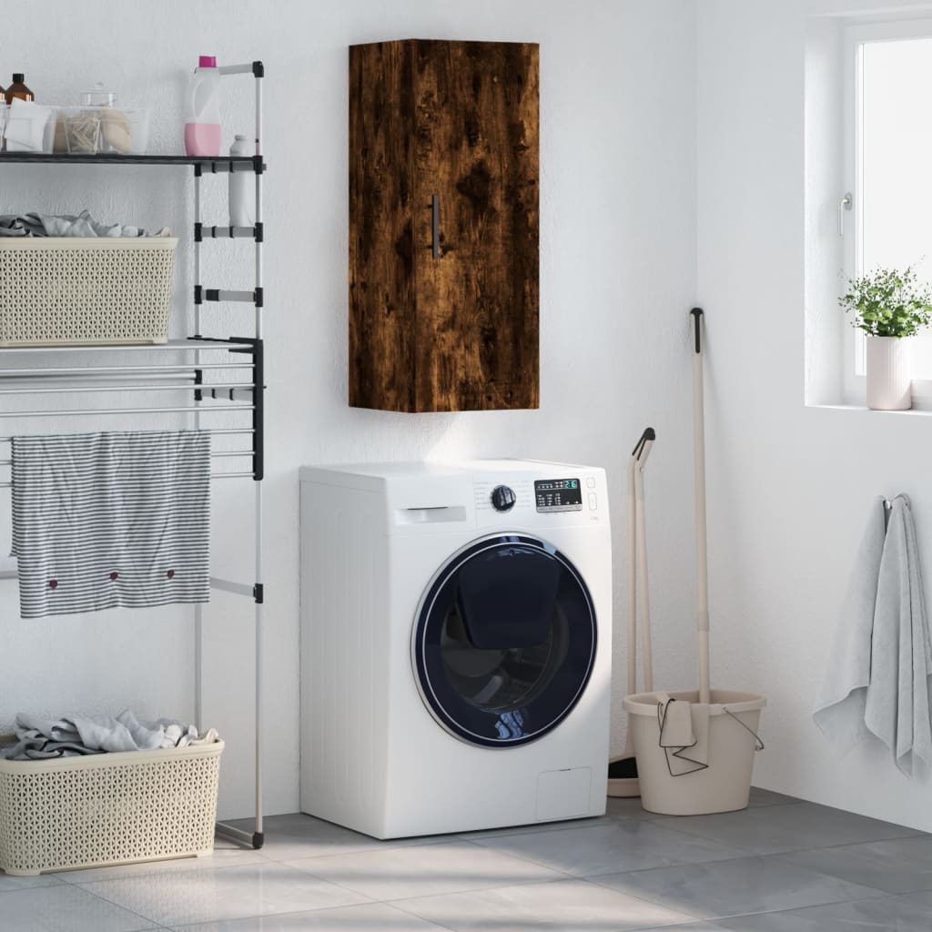 Ντουλάπι Τοίχου Καπνιστή Δρυς 34,5 x 34 x 90 εκ.... – PAKOBAZAAR