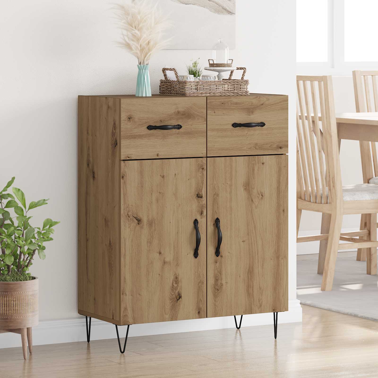 Πλαϊνό γραφείο με συρτάρι Artisan Oak 69,5 x 34 x ... – PAKOBAZAAR
