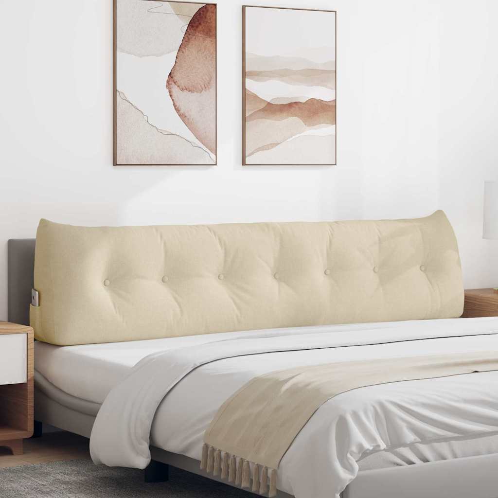 Μαξιλάρι Πλάτης Κρεμ 200 x 24 x 50 εκ ύφασμα... – PAKOBAZAAR